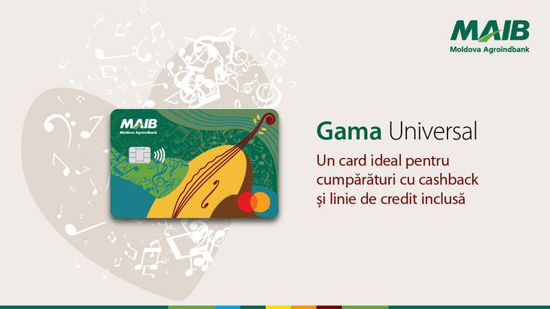GAMA Universal de la MAIB: ce conține un card ideal pentru cumpărături?