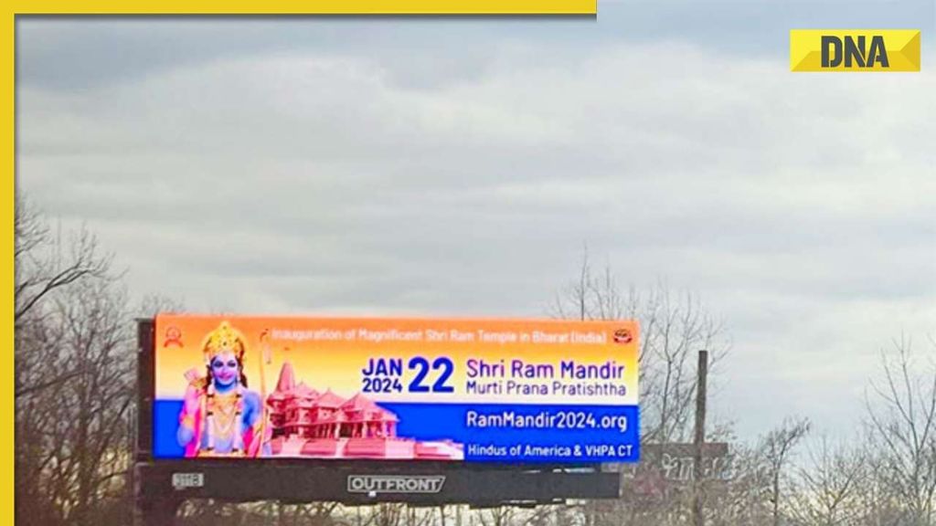 40 Ram Mandir Billboards Put Up In 10 US States Ahead Of Inauguration